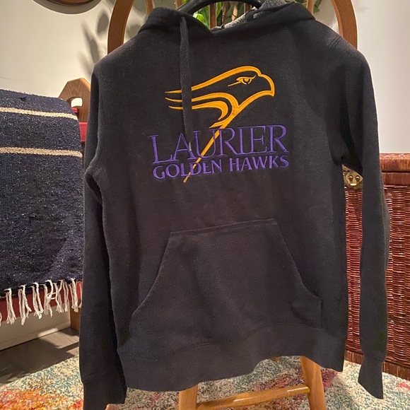 Sweaters | Laurier Golden Hawks Black Hoodie | Poshmark